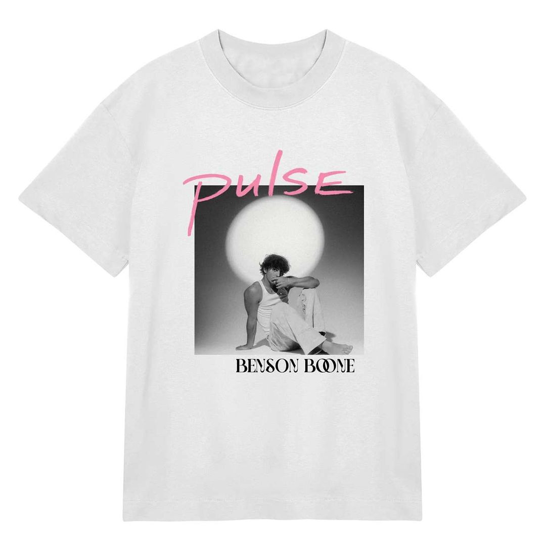 Benson Boone Merch Mens Boxy Tee Cover Art