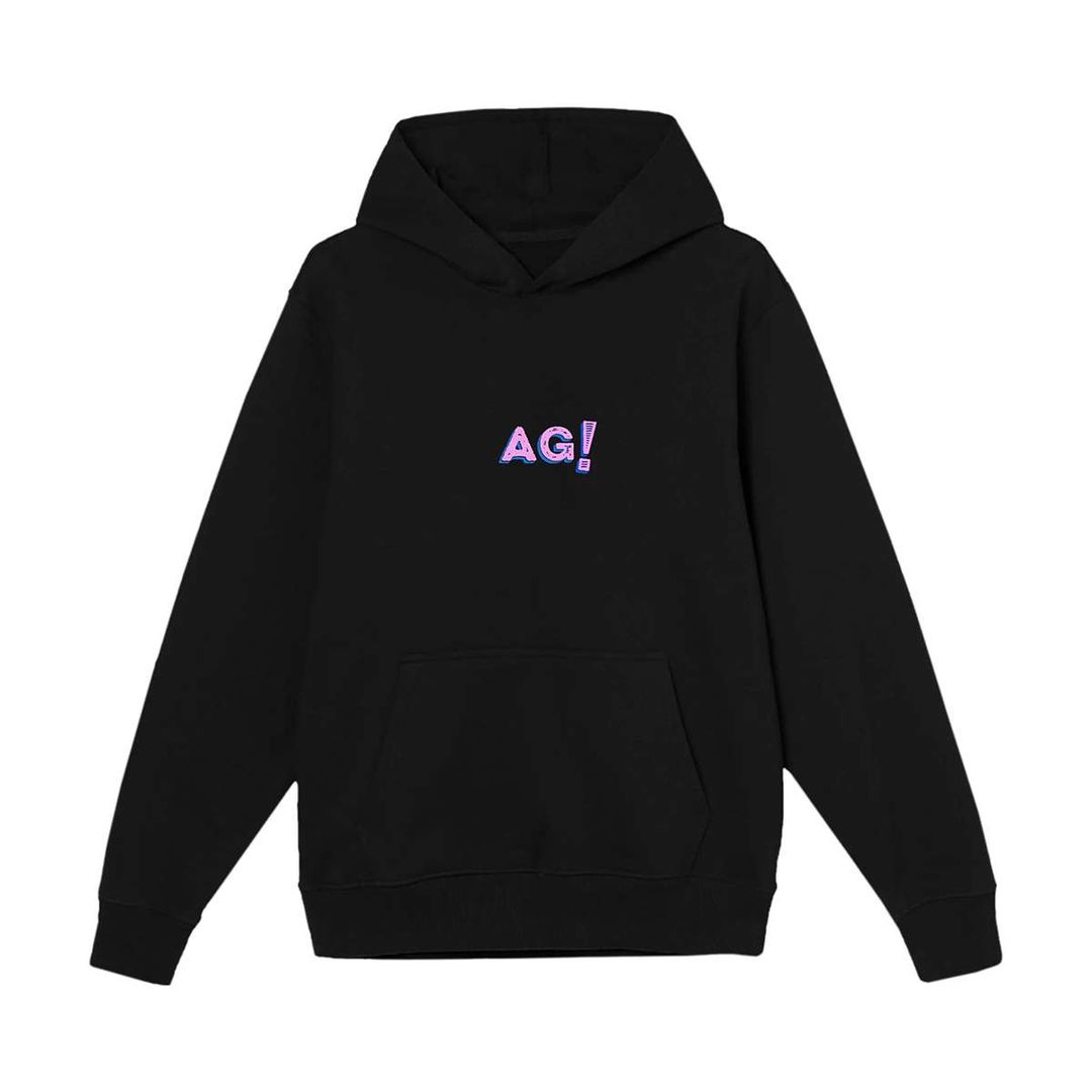 Atarashii Gakko Merch AG Black Tour Hoodie