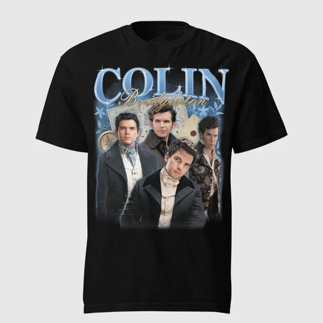 Bridgerton Merch Bridgerton Colin Black Shirt