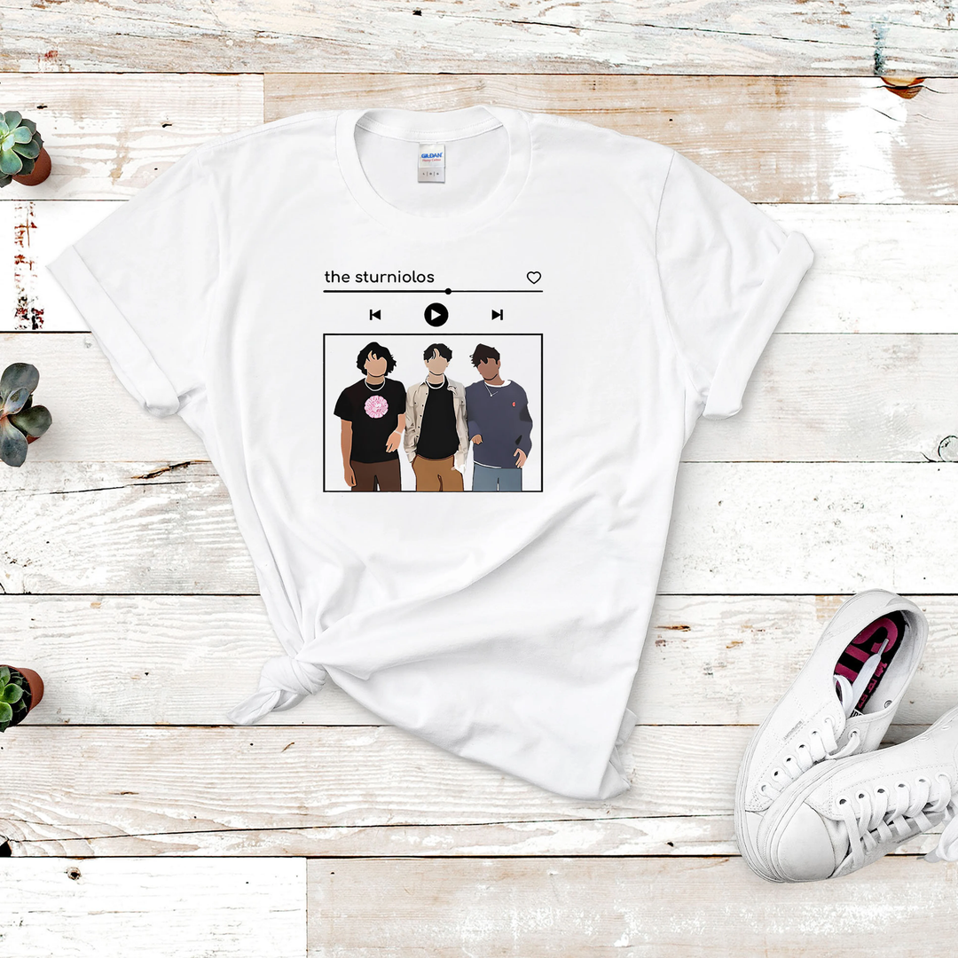 Sturniolo Triplets Merch The Sturniolos White T-Shirt