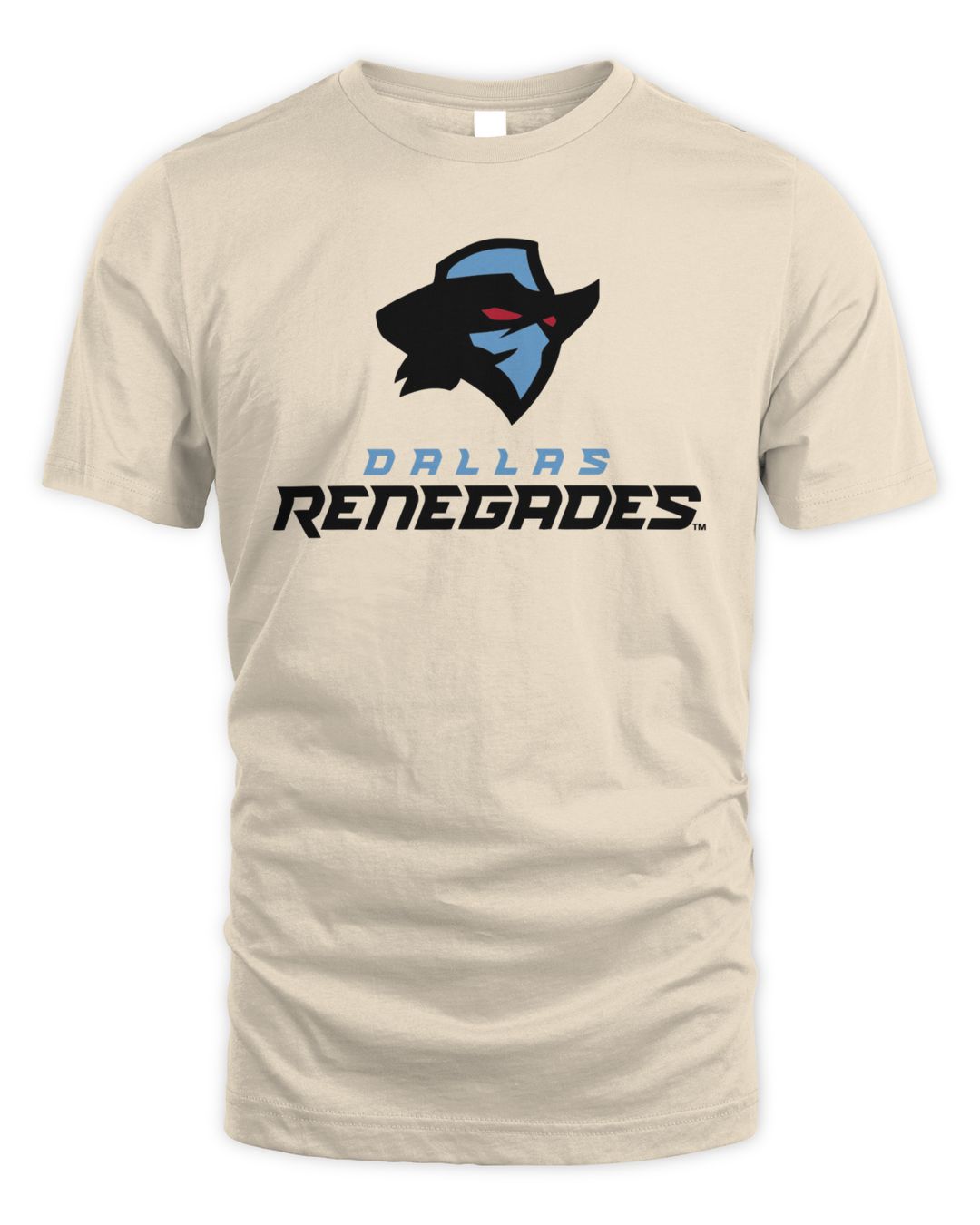 Xfl Merch Dallas Renegades Official Team Logo White T-Shirt