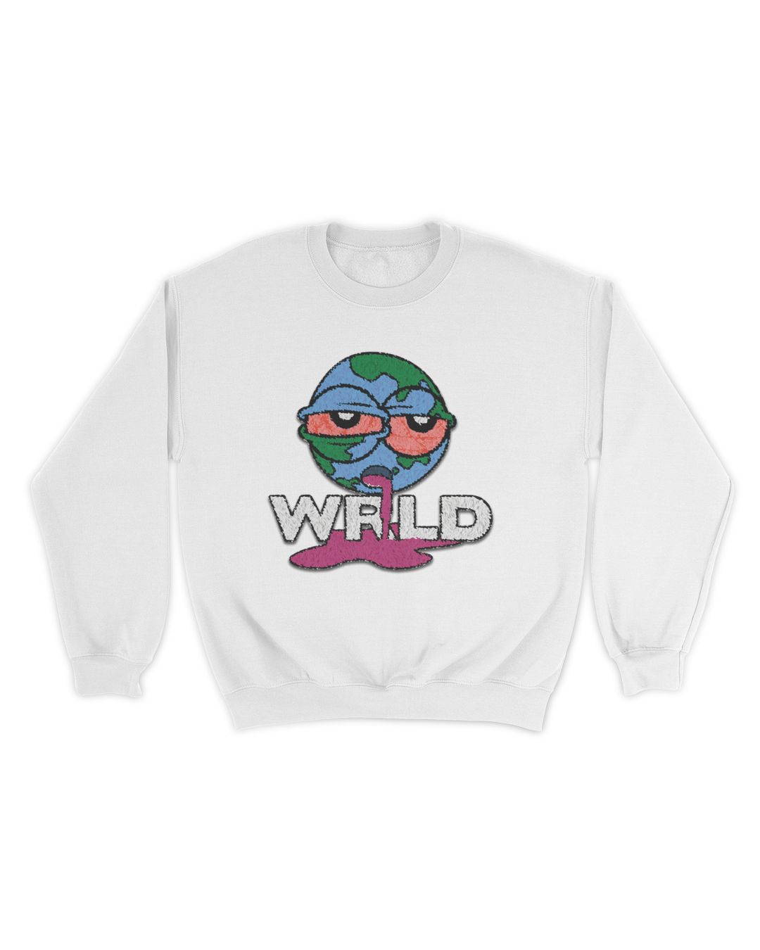 Juice Wrld Official Merch Wasted Crewneck White